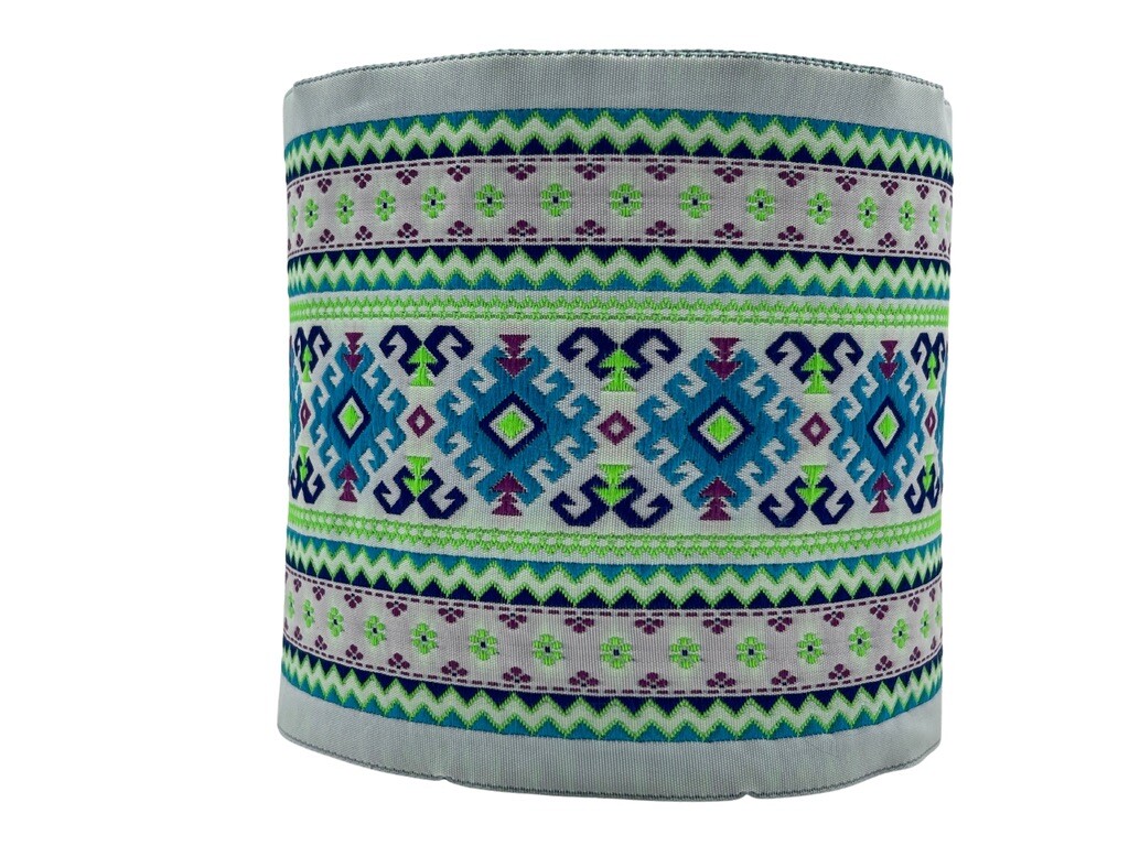 ~1yds EMBROIDERED RIBBON TRIM* 3.93Inch Aztec-Ethnic | eBay