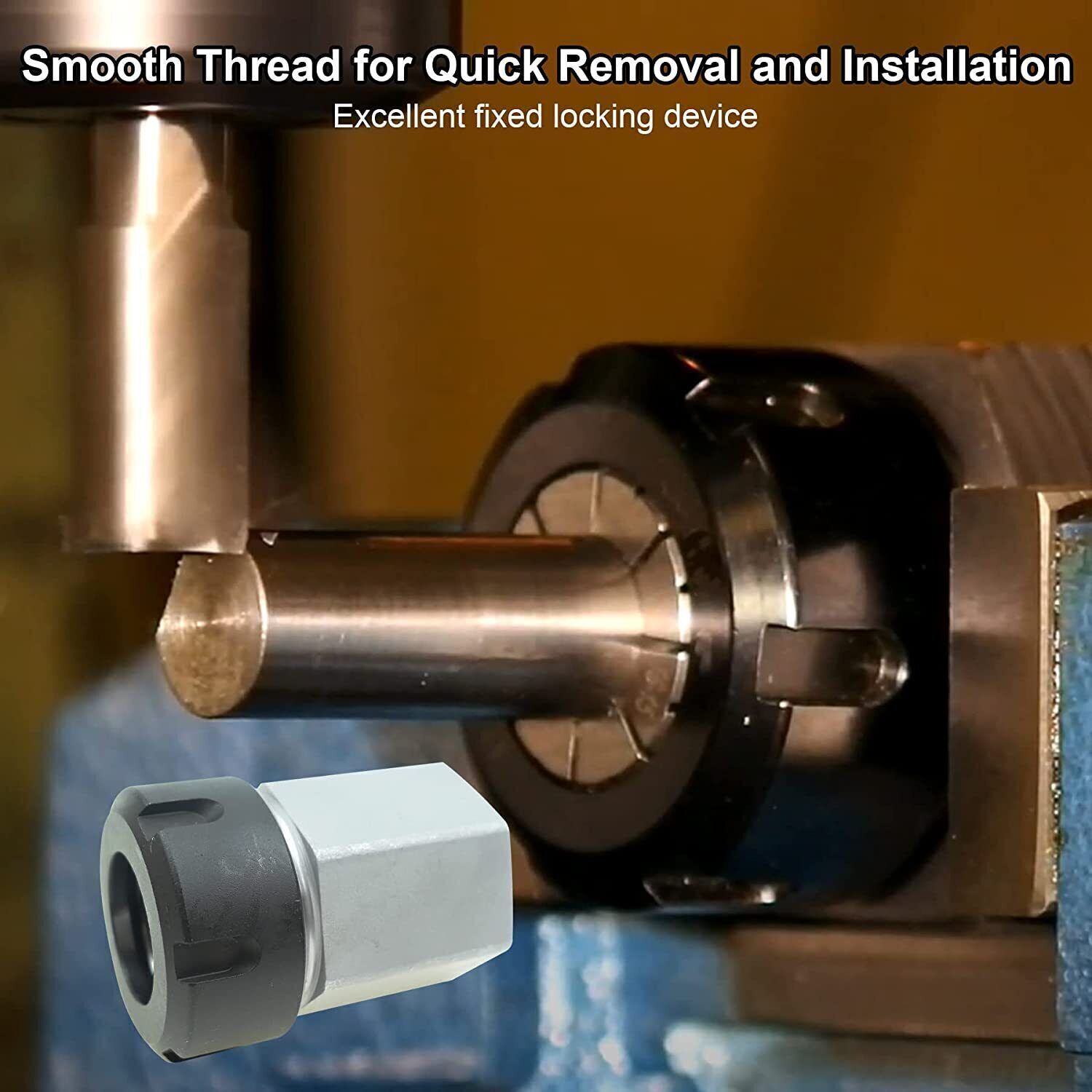 Square ER-32 & Hex ER32 Collet Block Spring Chuck Holder Lathe ...