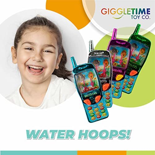Cellphone Water Game (12) Pieces - Water Ring Toss Handheld Games for ...
