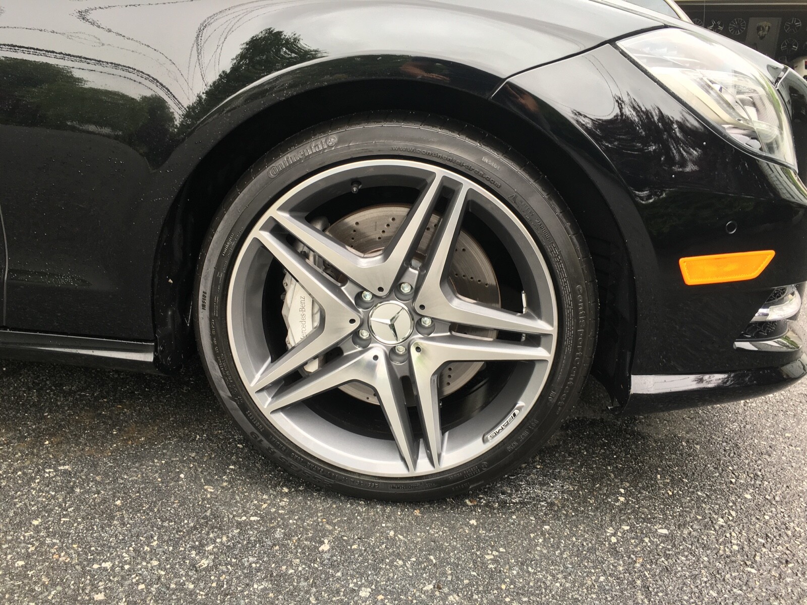 MERCEDES 19 INCH RIMS WHEELS SET4 NEW 19/8.5 19/9.5 FITS E550 E500 AMG ...