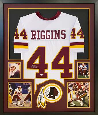 John Riggins Framed Jersey JSA Autographed Signed Washington Football ...