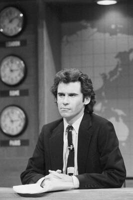 Dennis Miller during Weekend Update on SNL 1985 Old Tv Photo 3 | eBay ...
