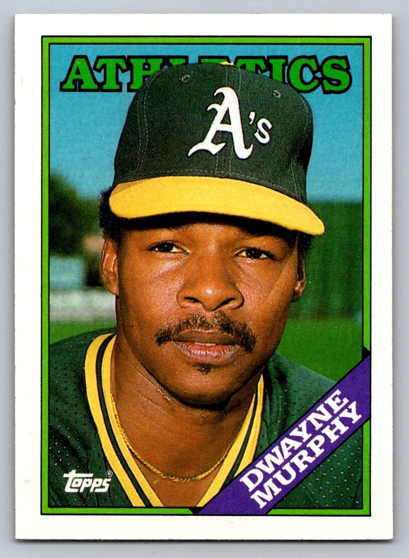 1988 Topps #424 Dwayne Murphy - Oakland Athletics | eBay