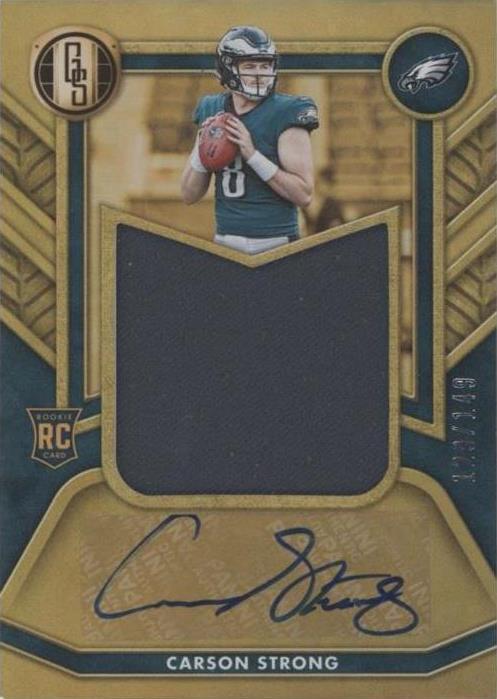 2022 Panini Gold Standard - Rookie Jersey Autographs Jumbo Carson ...