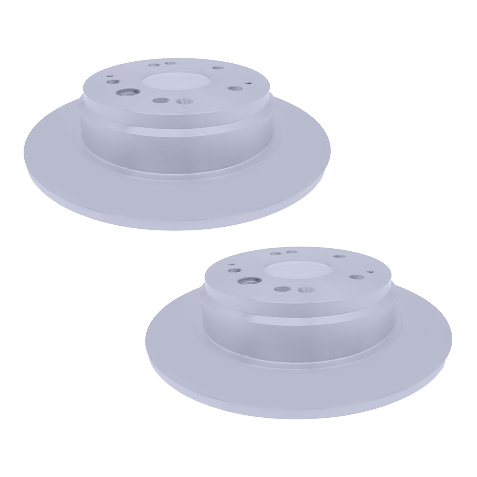 Pair Set of 2 Rear Coated Disc Brake Rotors ACDelco For Acura TL Honda ...