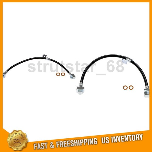 2 Rear Brake Line Brake Hose Fits 2017 Ford Mustang | eBay