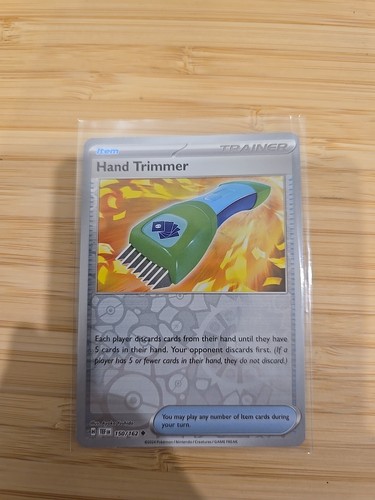 Hand Trimmer - 150/162 Temporal Forces Reverse Holo Pokemon Card NM ...