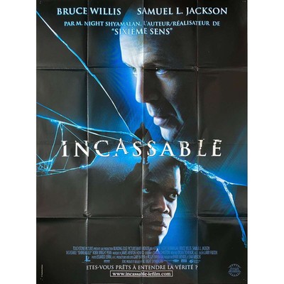 INCASSABLE Affiche de film - 120x160 cm. - 2000 - M. Night Shyamalan ...