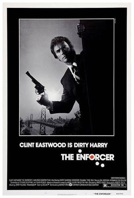 Clint Eastwood The Enforcer Movie Poster One Sheet Black 12x8in Metal ...