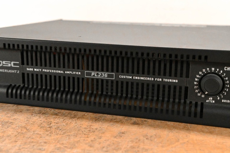 QSC PL236 PowerLight 2 Series 2-Channel Power Amplifier CG01PBL | eBay