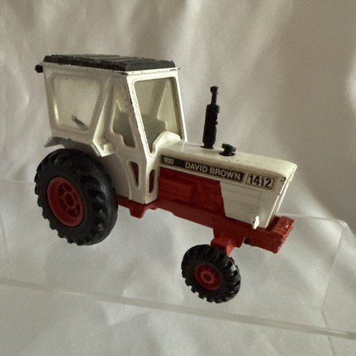 Corgi Toys No 55 David Brown 1412 Farm Tractor Red White Diecast Model ...