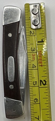 BUCK PONY 705 Knife Made In USA PRE1986 SCRIPT Stamp 2 Blade Folder ...