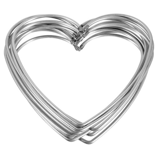 10Pcs Heart Shaped Metal Dreamcatcher Rings for DIY Craft Projects | eBay