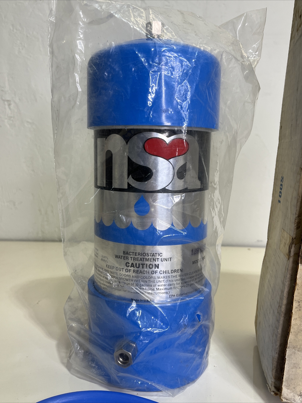 NSA Model 100s Under-counter Bacteriostatic Water Treatment Filter ...