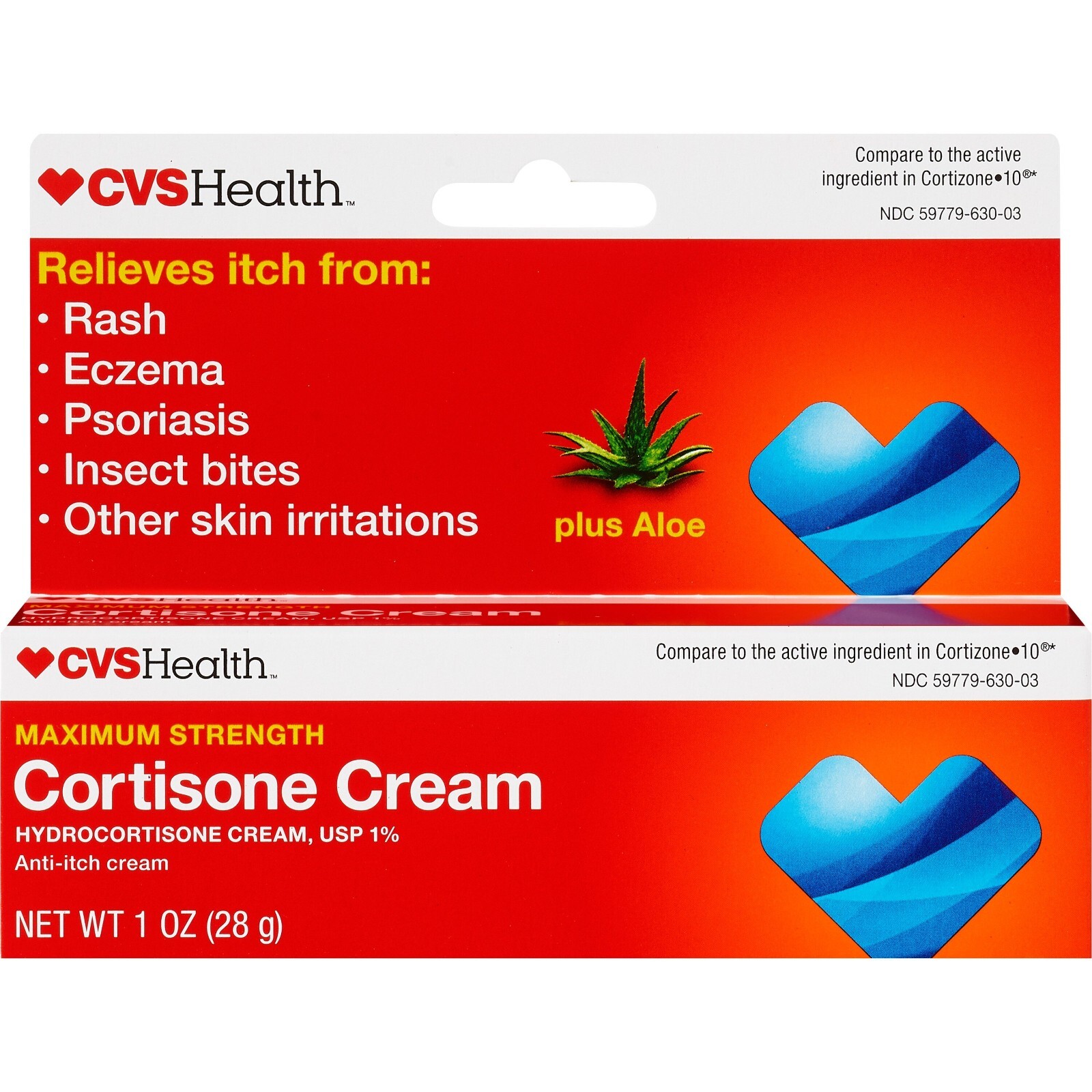 CVS MAXIMUM Strength Cortisone Anti-itch Ointment 2oz Exp 8/21 for sale ...