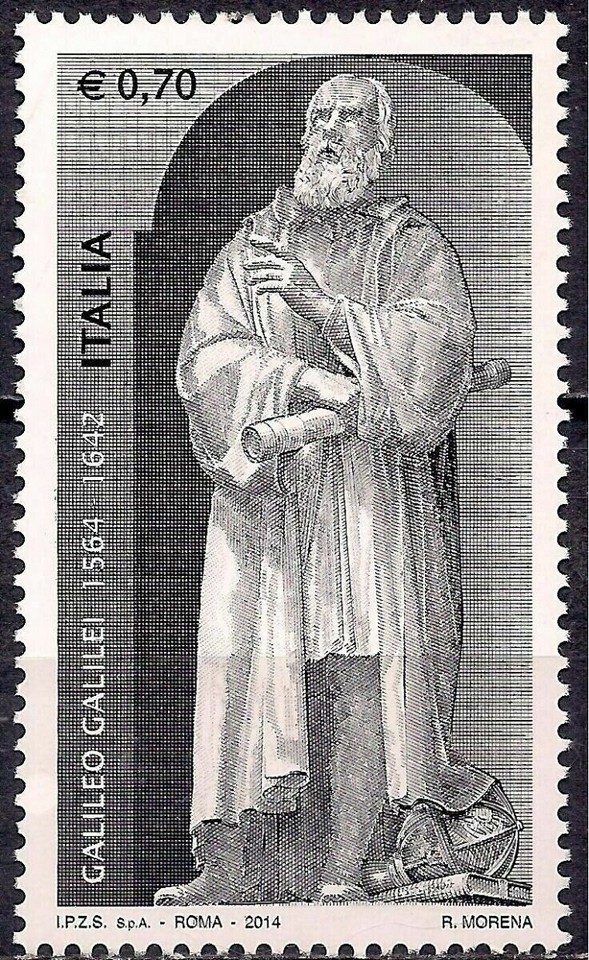 Italy 2014 G Galilei Science Astronomy Physics Mathematics Statue ...