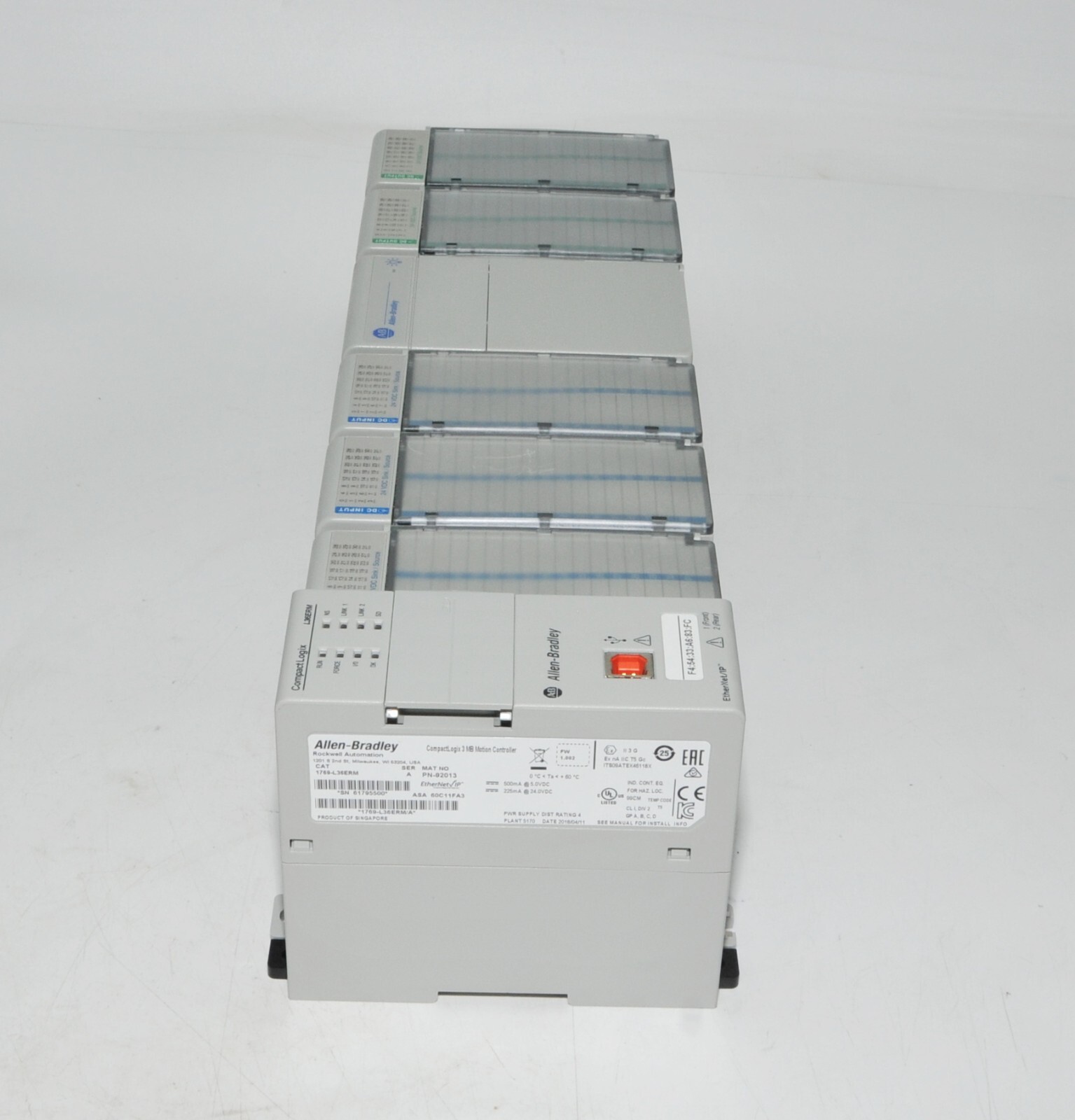 Allen Bradley 1769-L36ERM, 1769-IQ32, 1769-OB32, 1769-PA4, PLC Motion ...