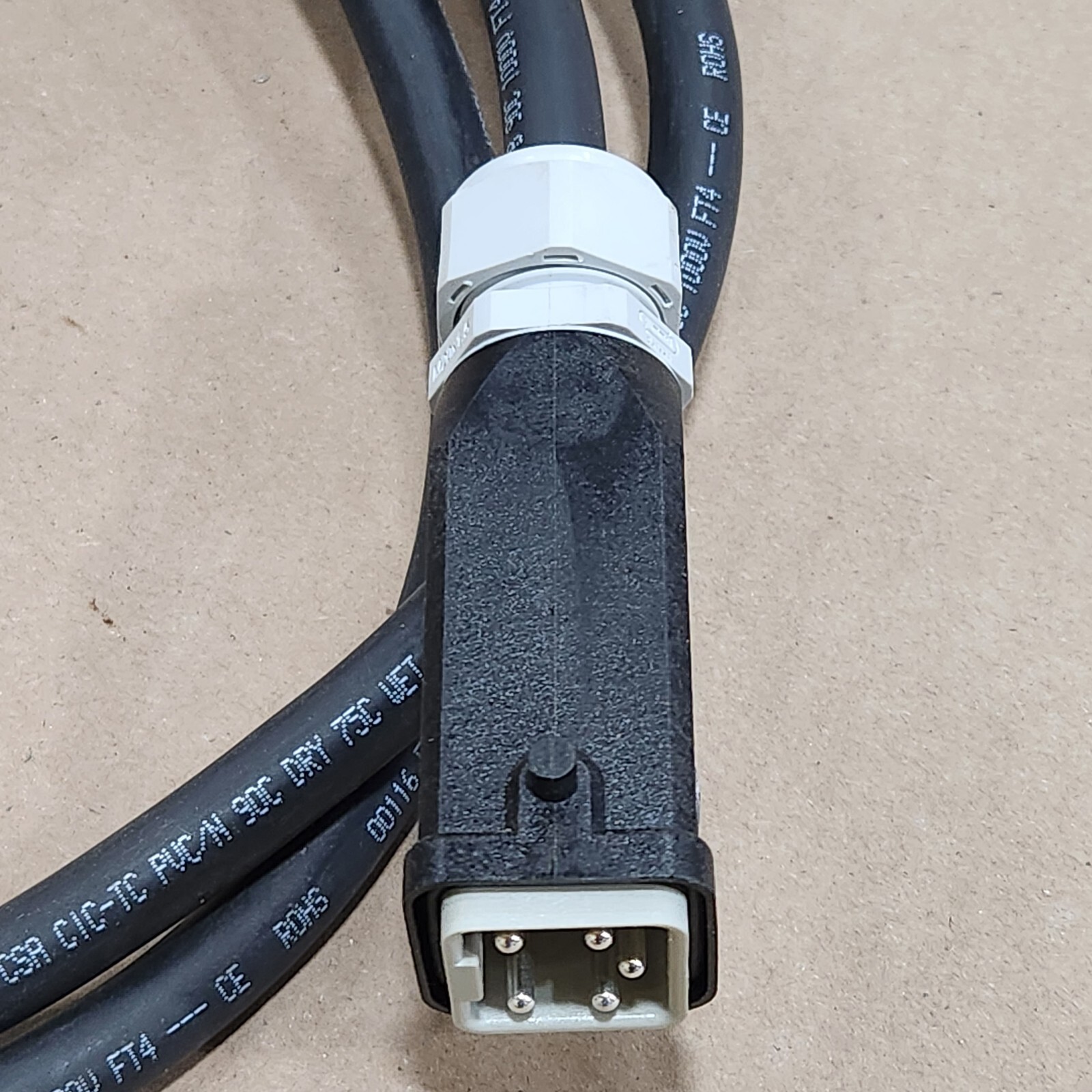 HARTING HAN, Q5/0-M, 16A 230/400V 600V INDUSTRIAL CONNECTOR, 1.5 m ...