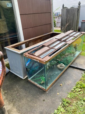 Used fish tank. 150 gal. 72 inches long.24 inches dep. 18 inches wide ...