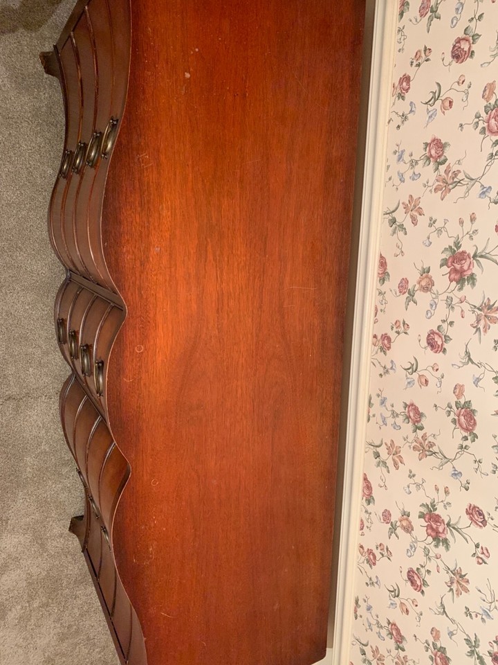 Drexel Travis Court 1940s Antique Mahogany Dresser 12 Drawers Chest ...