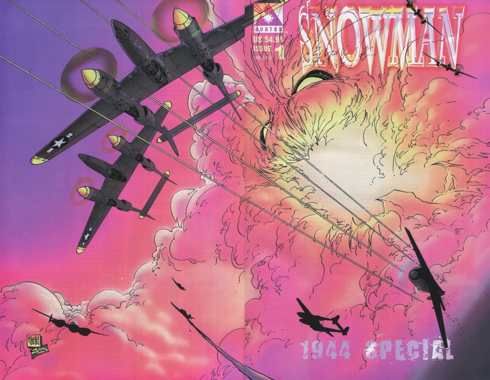 Snowman 1944 Special Variant Comic Wraparound Cover Matt Martin Horror ...