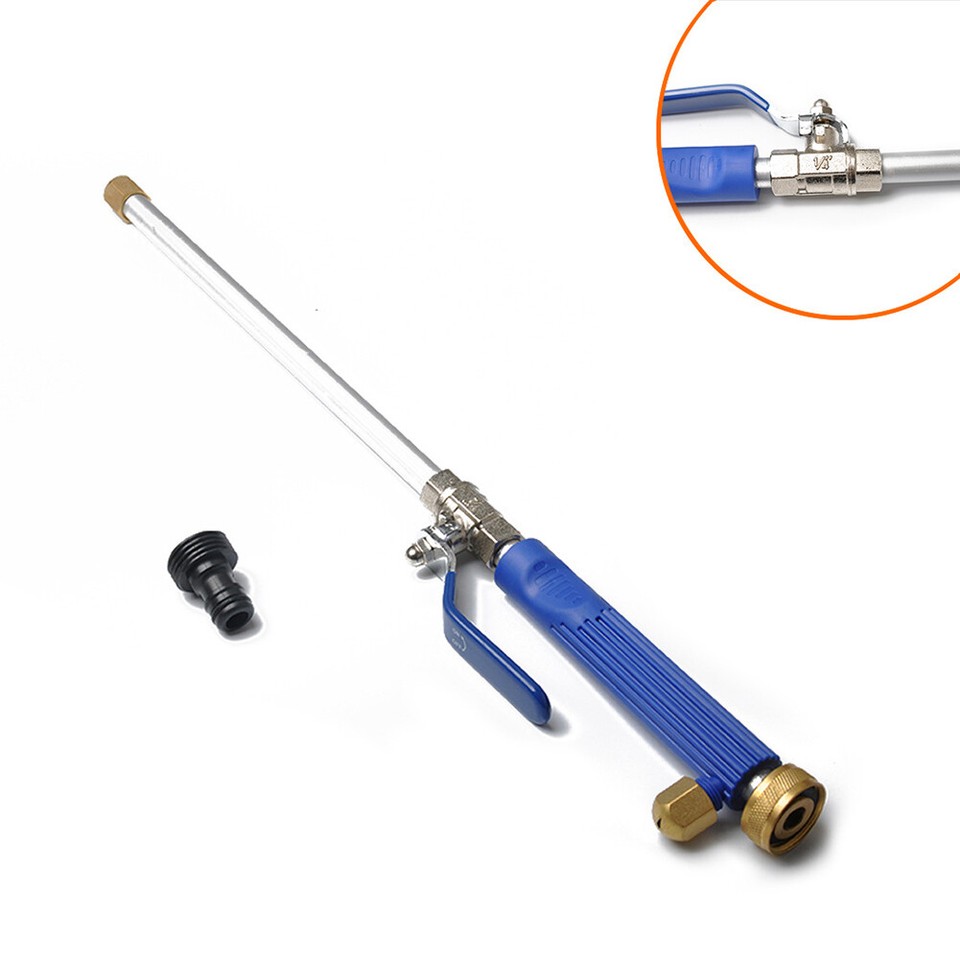 High Pressure Power Washer Water Spray Gun Wand Attachment Jet/Fan ...