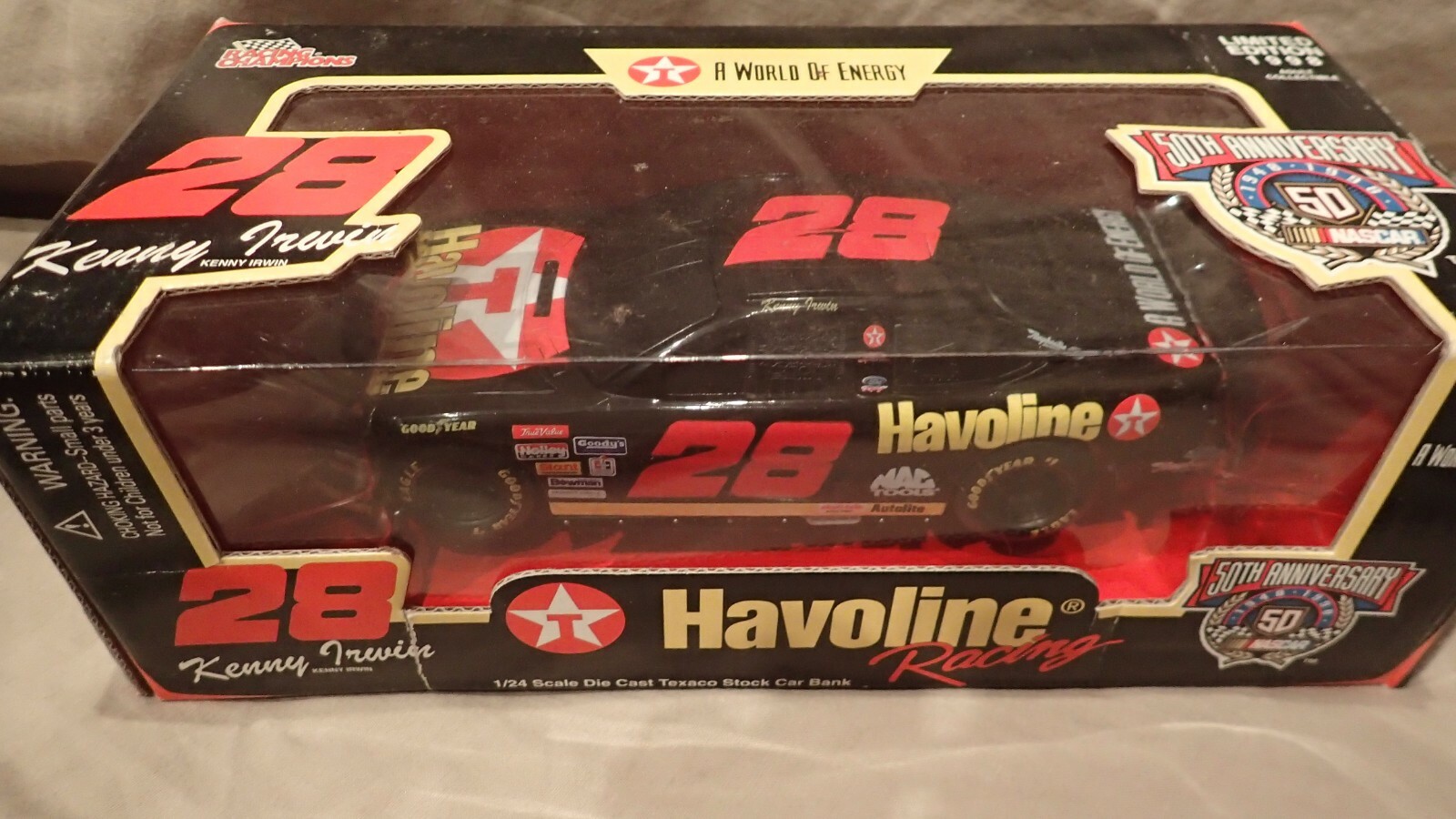 1998 Kenny Irwin TEXACO HAVOLINE #28 NASCAR 1:24 Racing Champions Stock ...