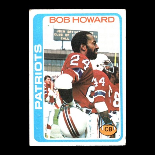 Bob Howard 1978 Topps New England Patriots #321 Vintage Set Break GM | eBay