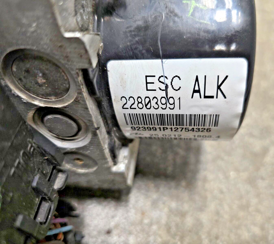 2011-2016 CADILLAC SRX ANTILOCK ABS PUMP BRAKE MODULE ASSEMBLY 22803991 ...