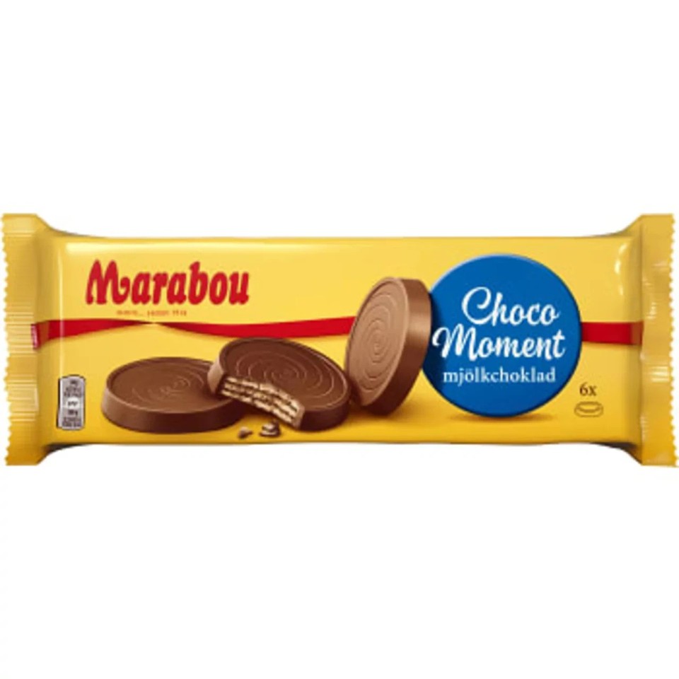 4 x Marabou Choco Moment 180g – Milk Chocolate Wafer Biscuits | eBay UK