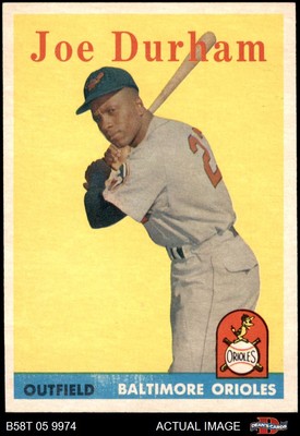 1958 Topps #96 Joe Durham Orioles 7 - NM | eBay