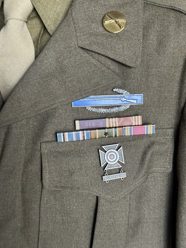 WWII U.S. Army 80th Infantry Division CIB Uniform - Laundry Number | eBay