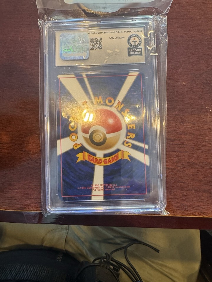 1996 Japanese Base Set Charizard 1 Of 1 From Guinness World Record ...