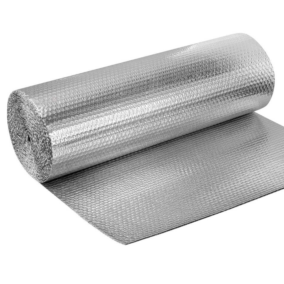 5M-25M Double Bubble Roll Foil Insulation Shed Commercial Floor Wall ...
