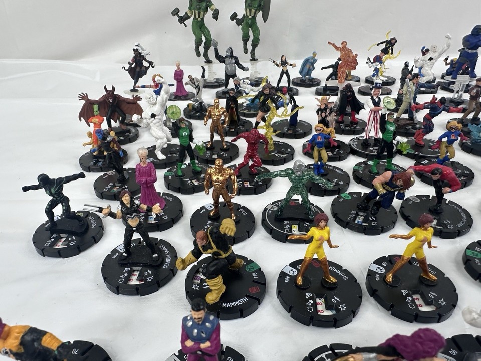 Heroclix Lot Mix Marvel DC Super Hero Game 70+ | eBay