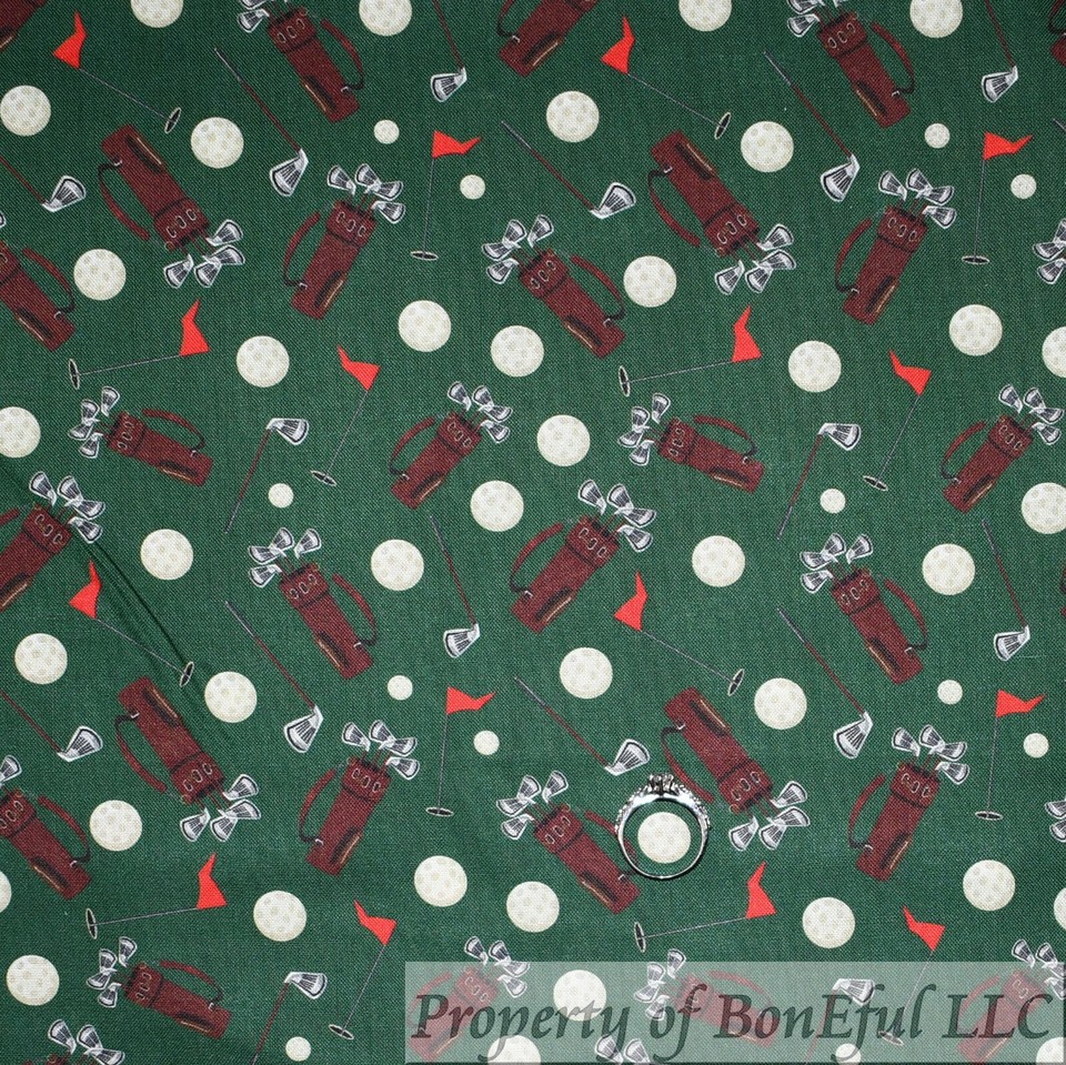 BonEFul FQ Cotton Quilt Dark Green Tonal Small Bamboo Tree Flower ...