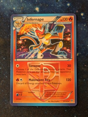Infernape Plasma Storm 17/135 Holo 2012 Pokemon Card | eBay
