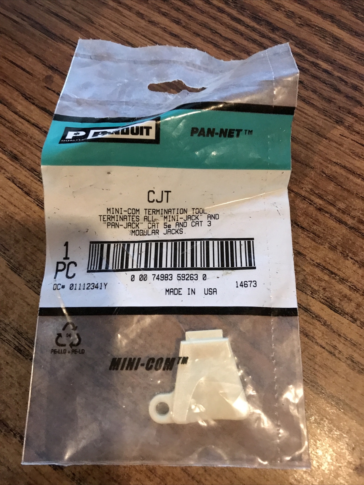 Panduit CJT Termination Tool for Mini-Com Mini-Jack & NetKey Jack ...