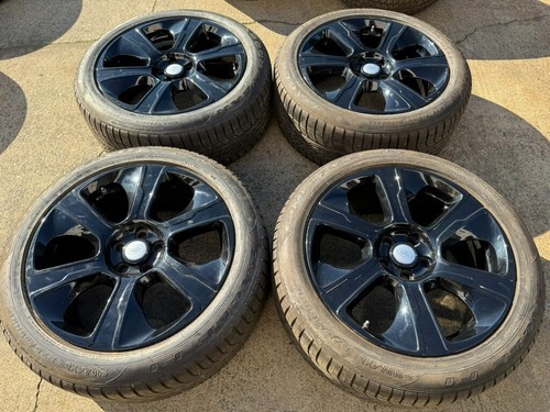 OEM Black 2019 Range Rover OEM Wheels Rims 21X9.5 Goodyear 275/45R21 ...