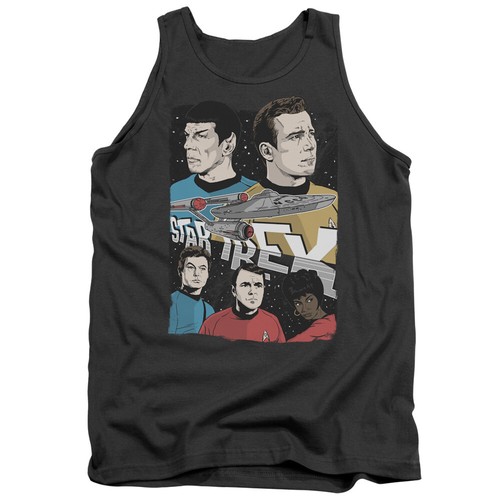 STAR TREK ILLUSTRATED Licensed Adult Men's Graphic Tank Top Sleeveless ...