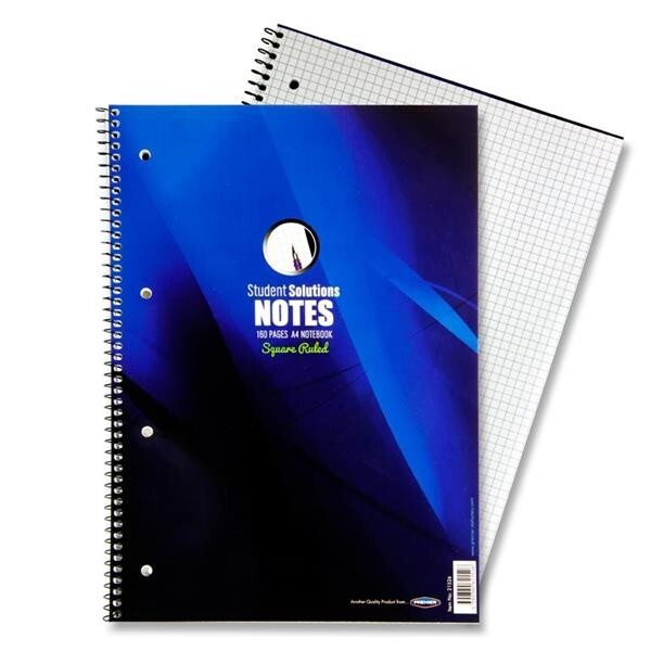Maths Notebook A4 Sqaure Ruled Pages School Homework Exercise Book pack ...