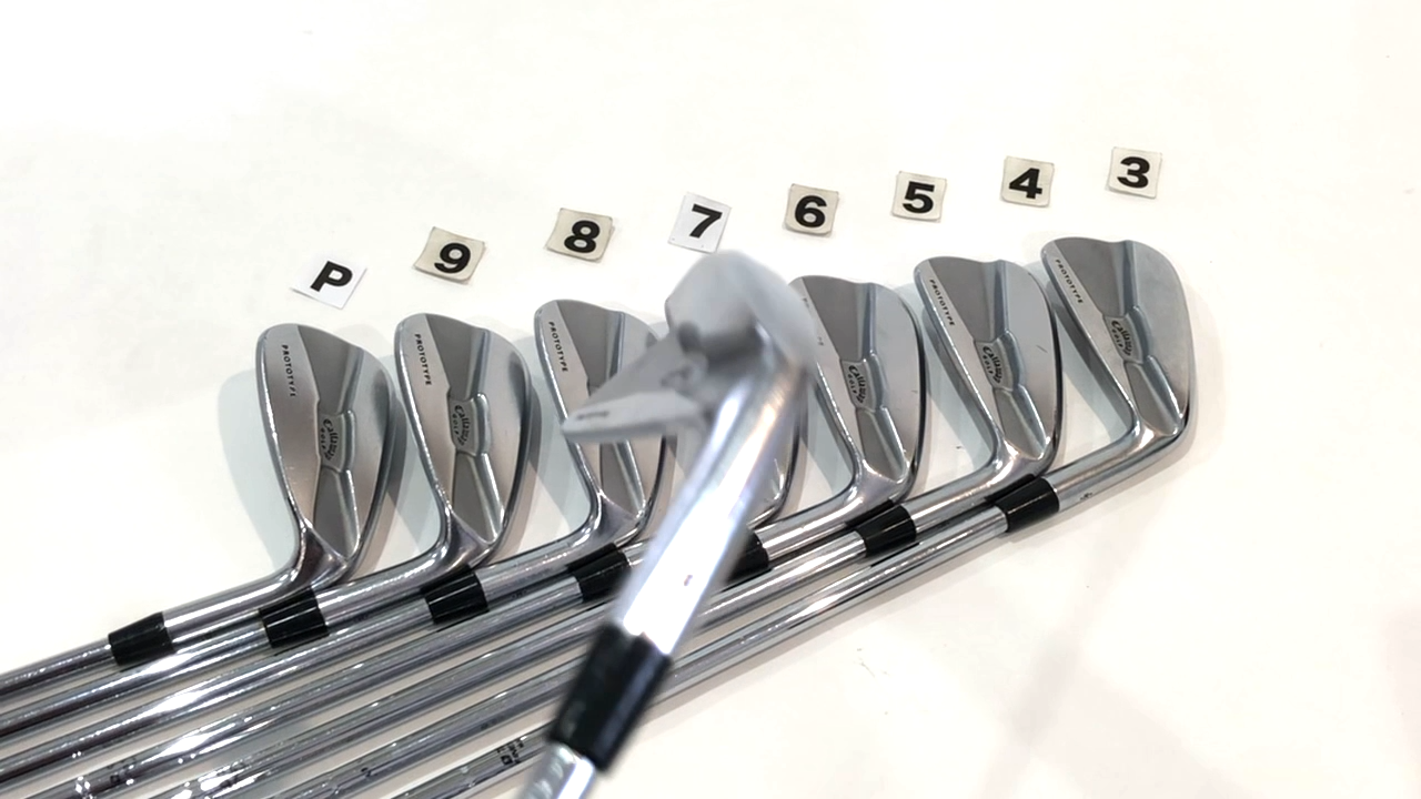 8p Callaway X Prototype 3-4-5-6-7-8-9-PW RH Golf Iron Set M10DB Menphis ...