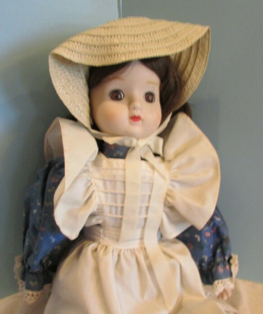 17" SCHMID DOLL HOUSE PORCELAIN MUSICAL COLLECTIBLE DOLL " TOMORROW" | eBay