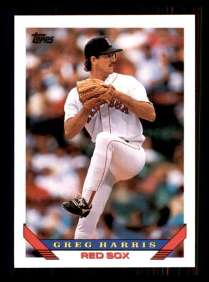 1993 Baseball Topps Greg A. Harris Boston Red Sox #78 | eBay