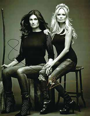 Wicked OBC Original Cast SIGNED Idina Menzel Kristin Chenoweth 11x14 ...