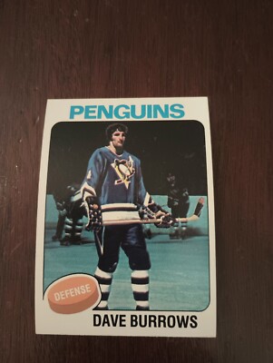 1975-76 Topps #186 Dave Burrows (EXMT) | eBay