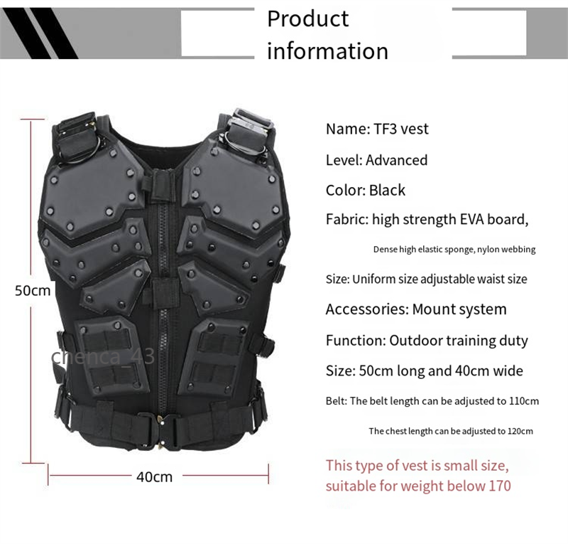 Outdoor Special Forces Sports Tactical Vest CS Protective Combat Vest ...
