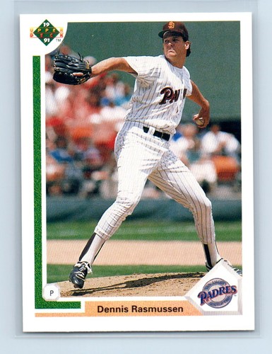1991 Straight from the pack!!! Dennis Rasmussen San Diego Padres #230 ...