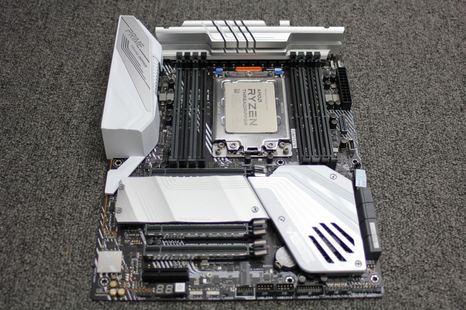 Combo - AMD Ryzen Threadripper 3970X CPU + ASUS PRIME TRX40-PRO S ...