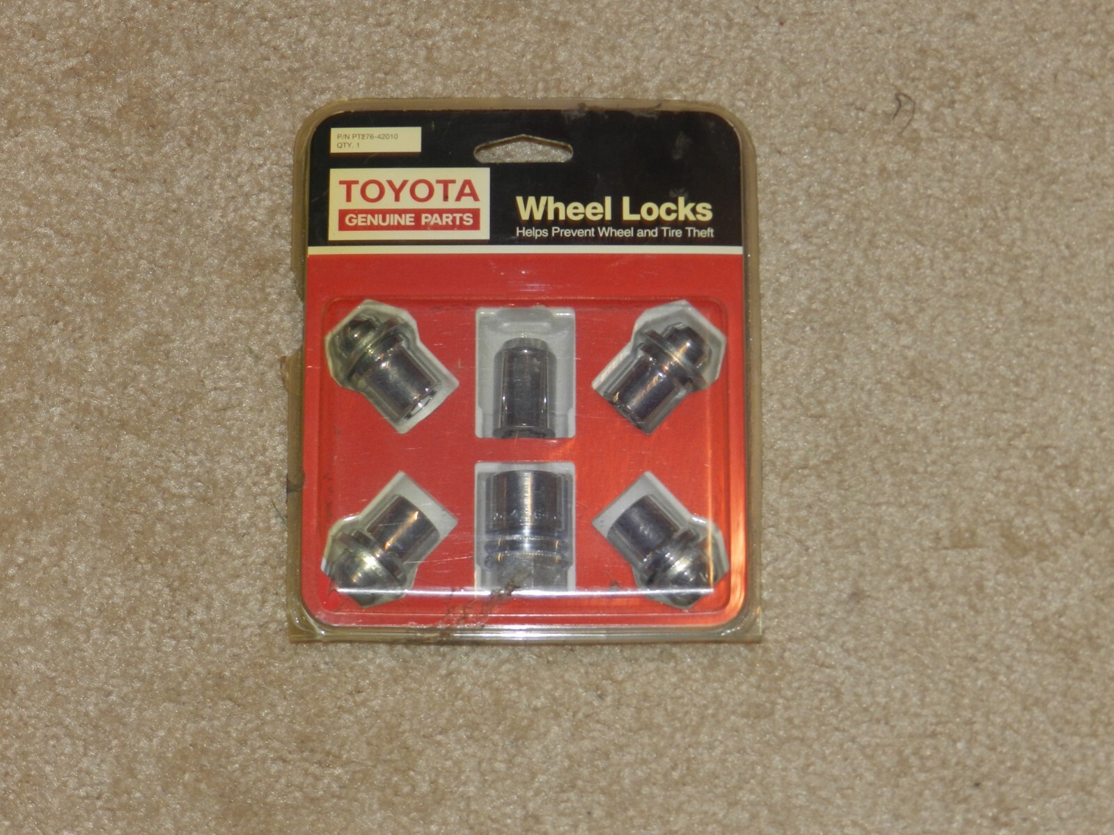 06 07 08 09 10 11 12 TOYOTA RAV4 CHROME WHEEL LOCKS NEW SEALED | eBay